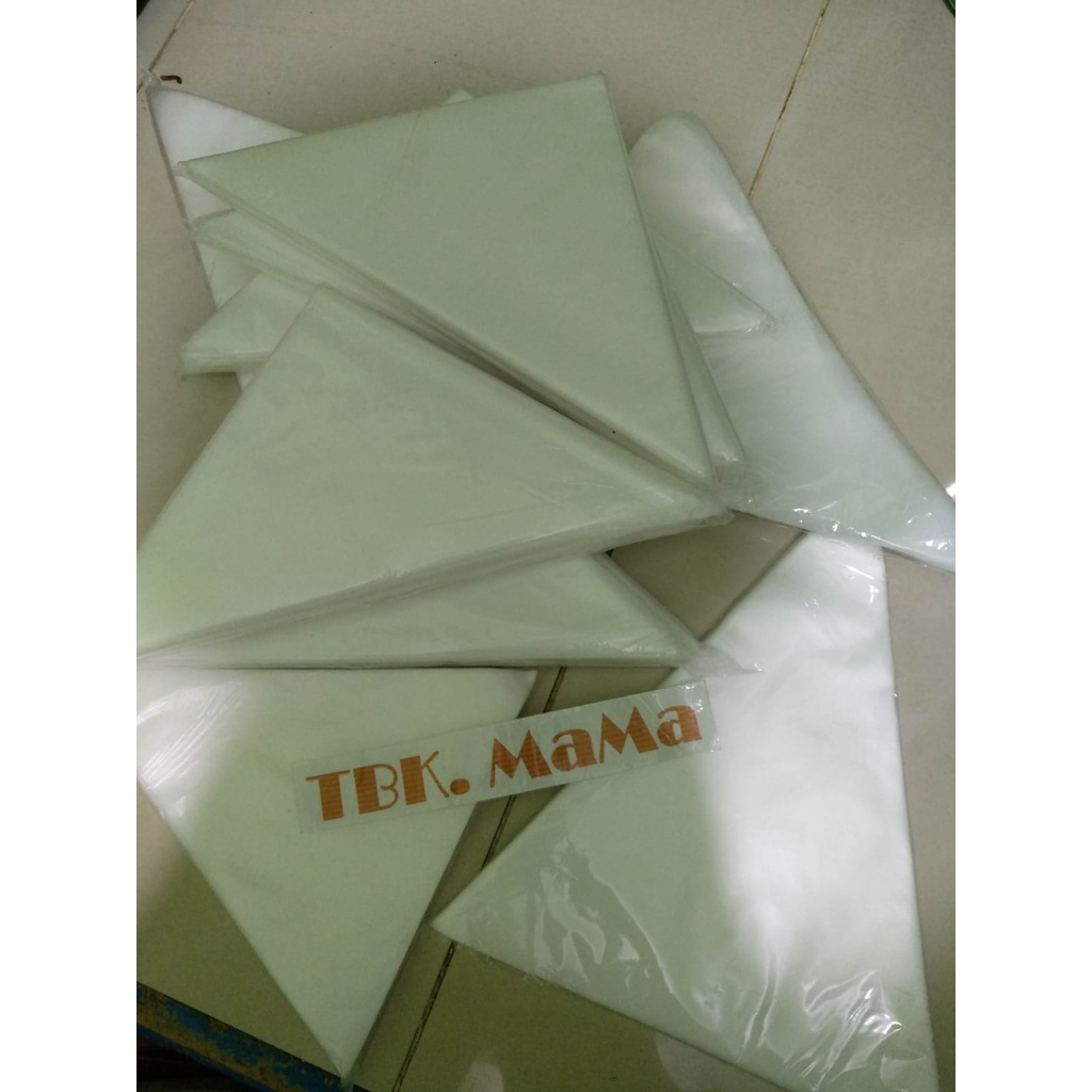 Jual Plastik Segitiga untuk Spuit Kue Cake / 10 Lembar | Shopee Indonesia