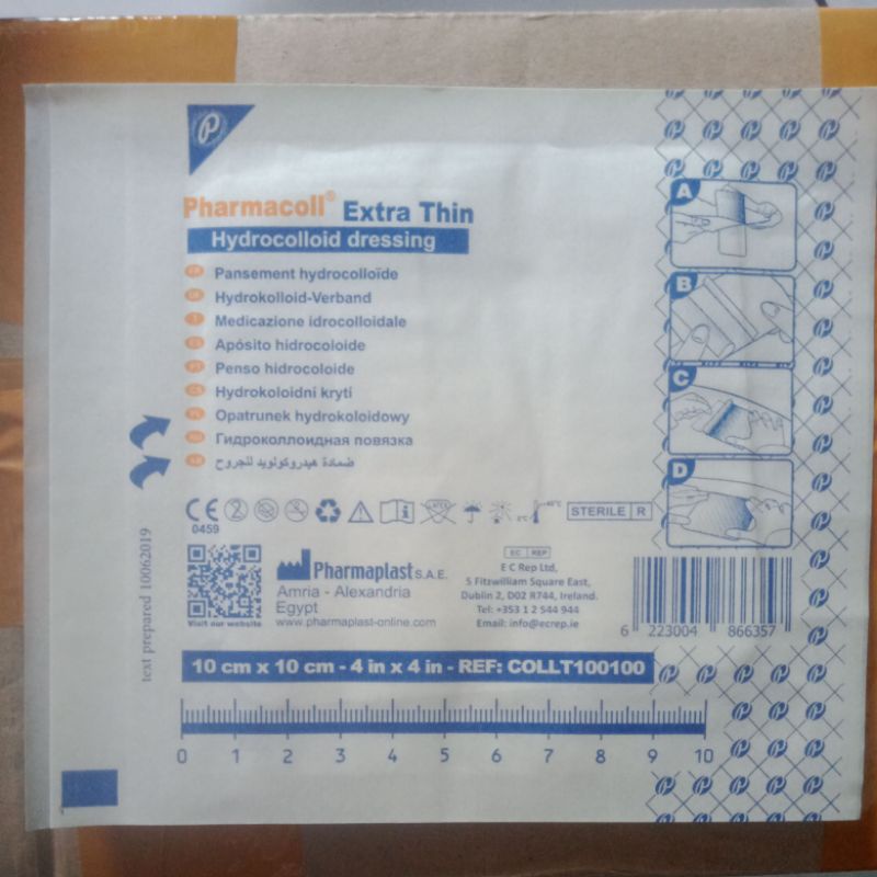 Jual Pharmacoll extra thin Hydrocolloid dressing | Shopee Indonesia