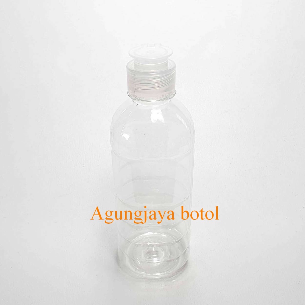 Jual Botol Pet 450 Ml Amdk Natural Tutup Fliptop Jamur / Botol Plastik ...
