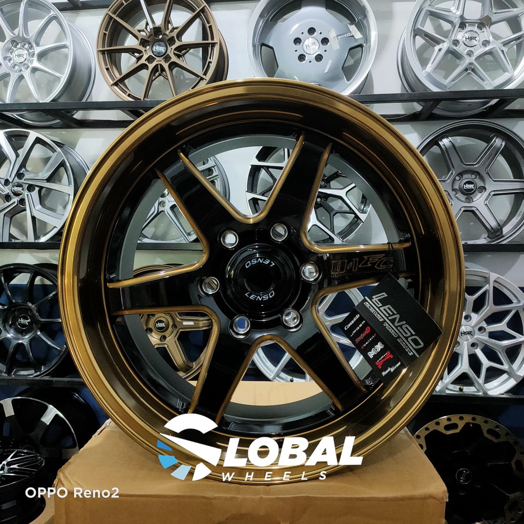 Jual VELG LENSO D1-FC LIMITED WARNA BLACK LIP POLISH R18 UNTUK MOBIL PAJERO FORTUNER HILUX ...