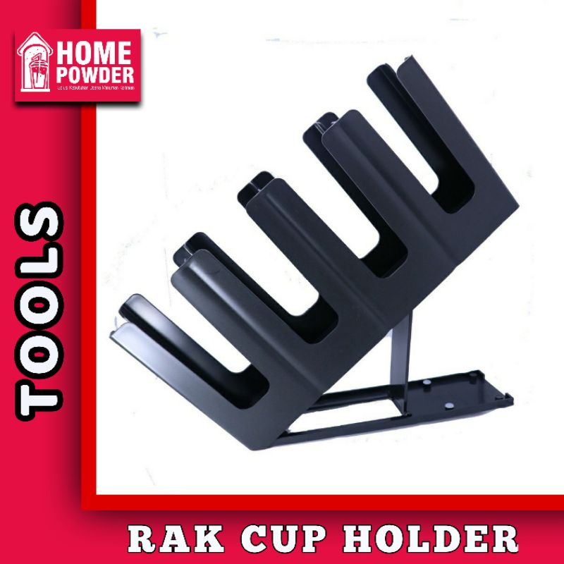 Jual Rak Cup Holder Organizer Portabel Tempat Display Gelas Cup Kedai ...
