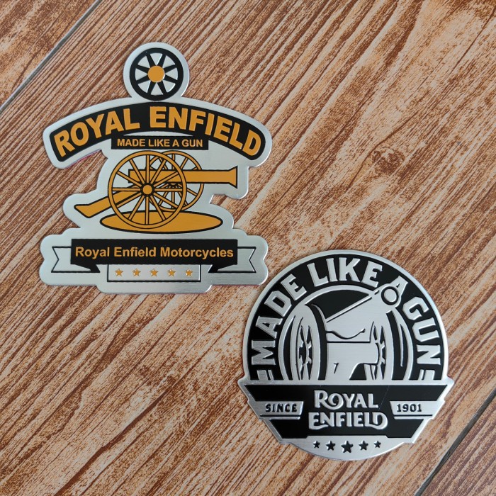 Jual Emblem Emblem Sticker Aluminium Royal Enfield | Shopee Indonesia