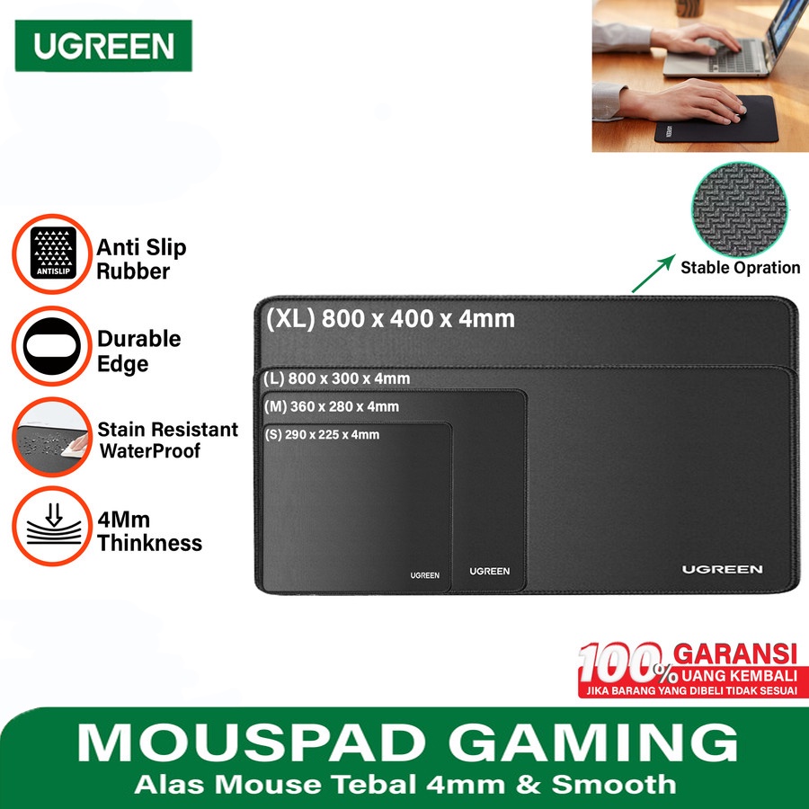 Jual Ugreen Mouse Pad Alas Keyboard Tatakan Mouse Gaming Anti Slip ...