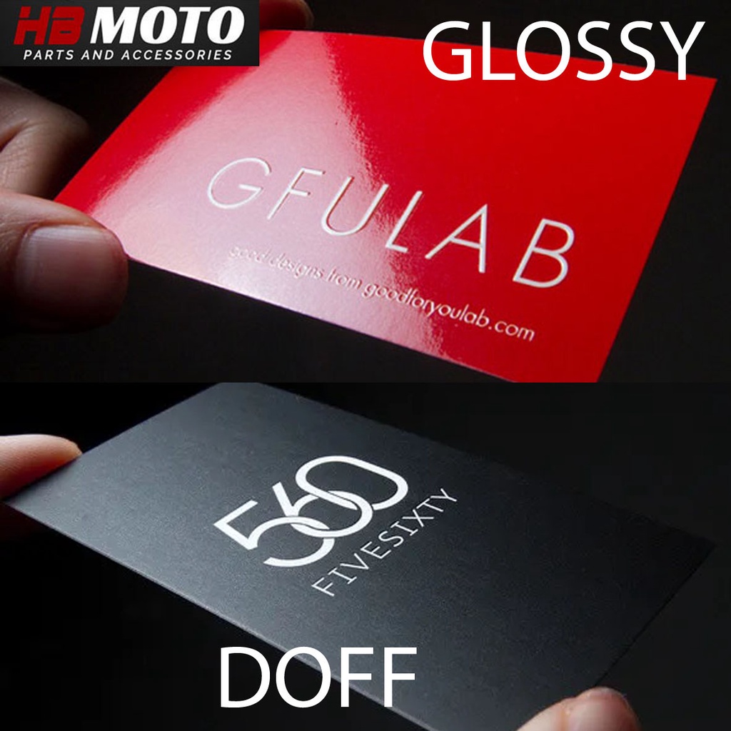Jual Cetak Kartu Nama Full Color 1 SISI Laminating Doff atau Glossy/1 ...