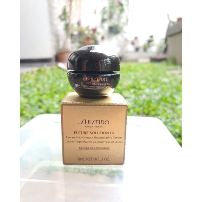 Jual Nobox Shiseido Future Solution Lx Eye And Lip Contour Regenerating Cream E 6ml Shopee