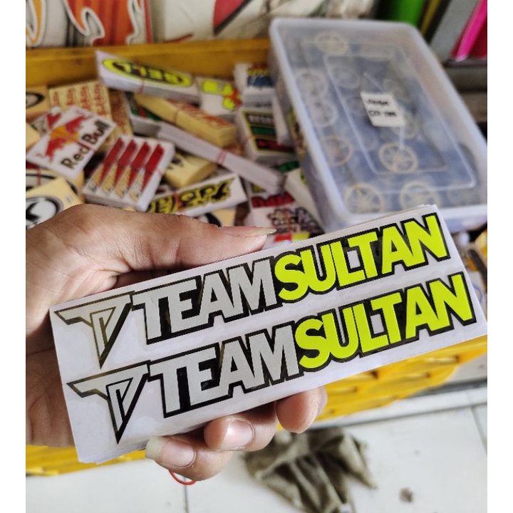 Jual stiker sticker cuting team sultan | Shopee Indonesia