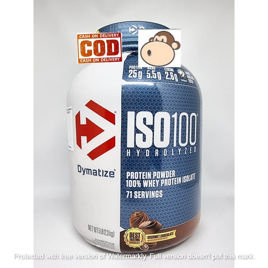 Jual Dymatize Iso 100 Whey Protein Hydrolized 5 Lbs | Shopee Indonesia