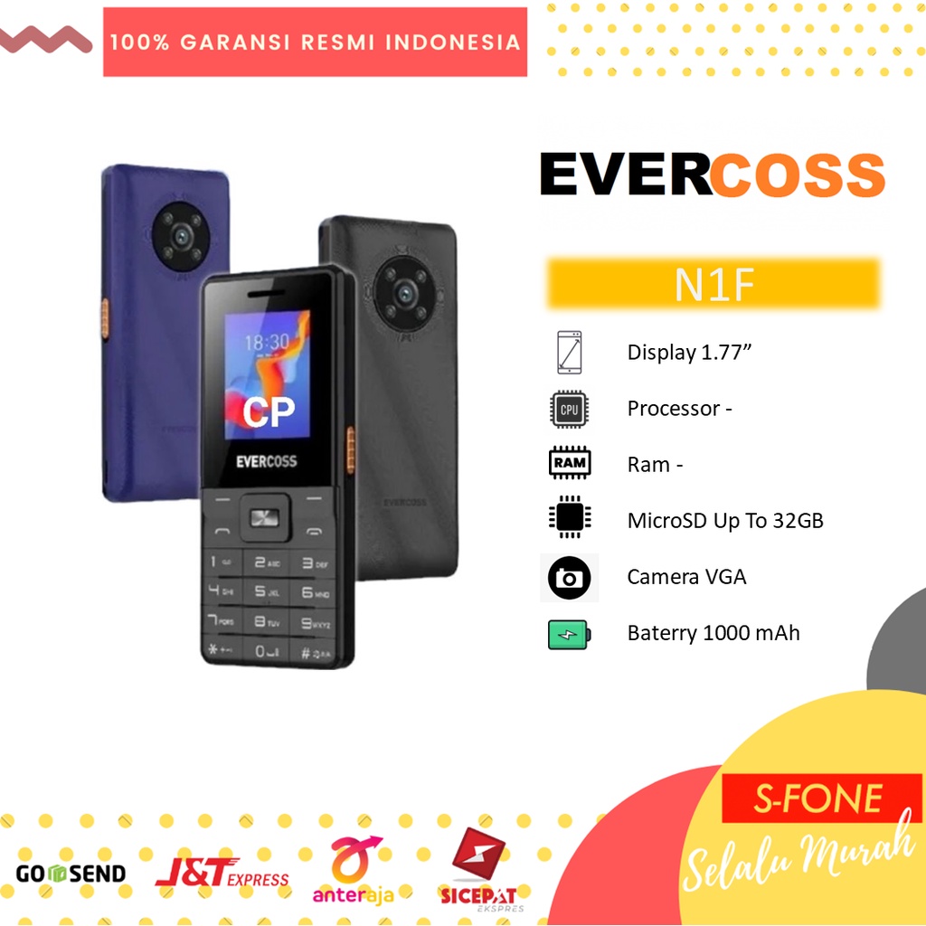 Jual Evercoss N1F Garansi Resmi 1 Tahun | Shopee Indonesia