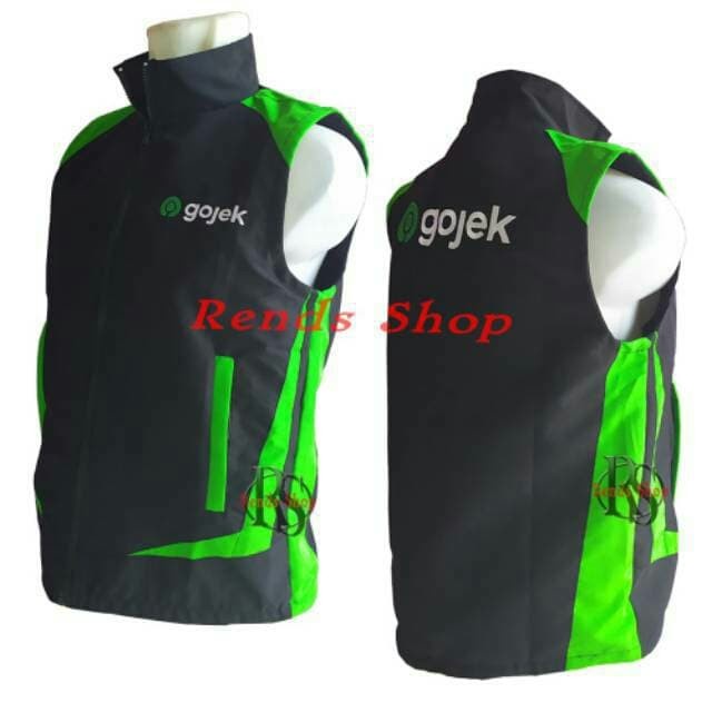 Jual Rompi Rompi Gojek New Logo Gojek Logo Baru Bordir | Shopee Indonesia