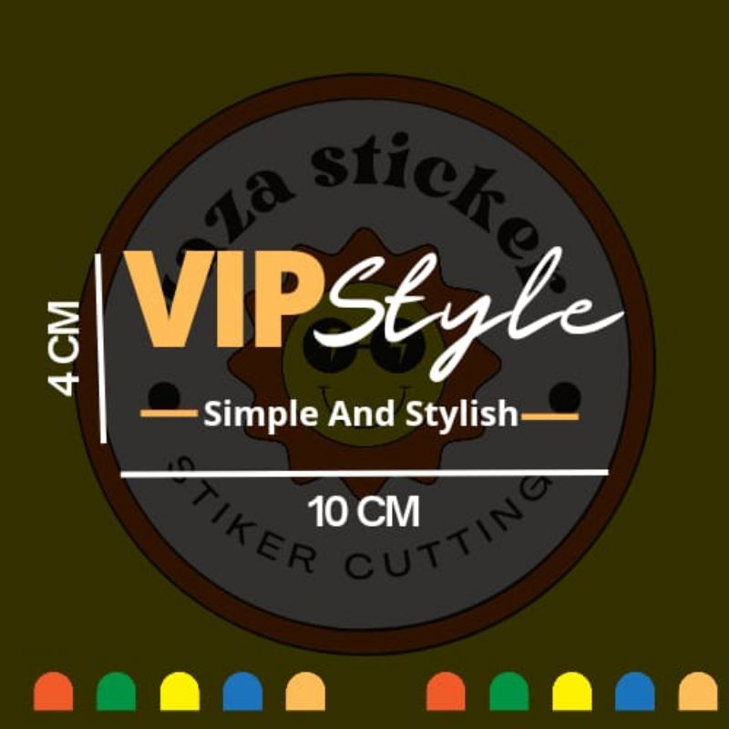 Jual STICKER CUTTING VIP STYLE | Shopee Indonesia