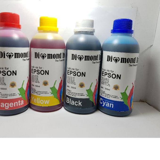 Jual Tinta Epson L1110 L3110 L3150 L5190 Diamond Ink Isi 500ml | Shopee ...