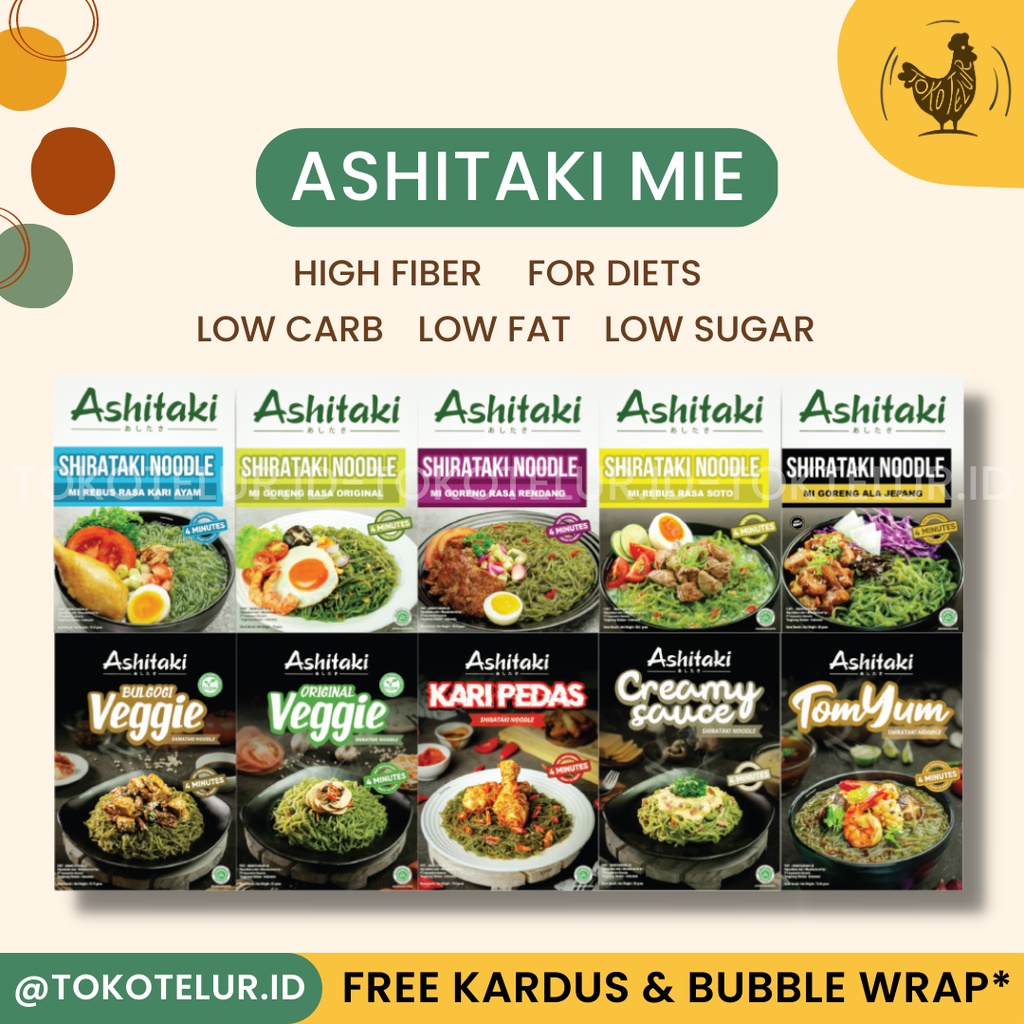 Jual Ashitaki - Mie Shirataki Diet Sehat | Shirataki Noodle Mie Instant ...