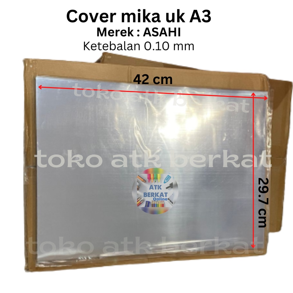 Jual Cover mika plastik jilid 0.10 mm Uk. A3 | Shopee Indonesia