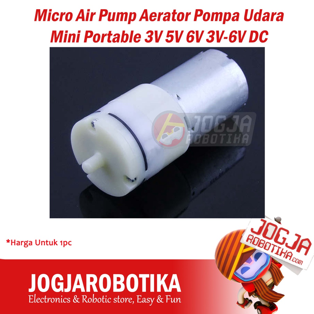 Jual Micro Air Pump Aerator Pompa Udara Mini Portable 3V 5V 6V 3V-6V DC ...