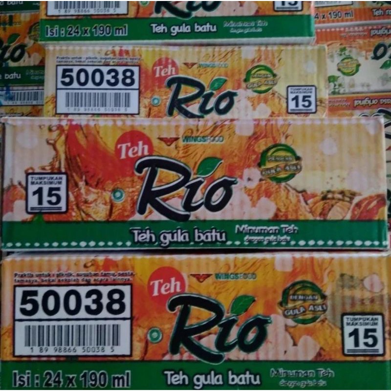 Jual Minuman Gelas Teh Rio Cup Rasa Gula Batu | Shopee Indonesia