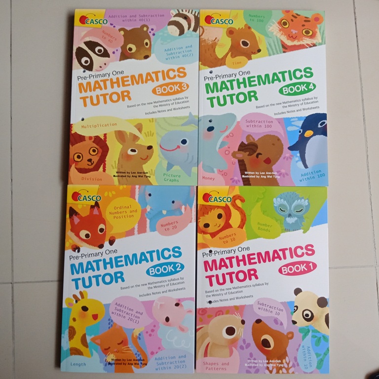 Jual Buku Pre-Primary One Maths Tutor Book 1 - 4 (Pilihan Per Buku ...