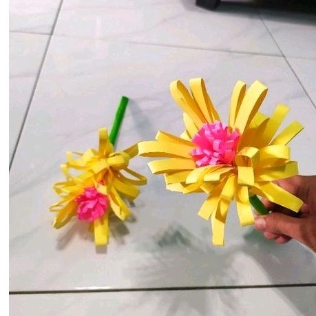 Jual bunga dari kertas karton dan kertas origami - bunga dari kertas ...