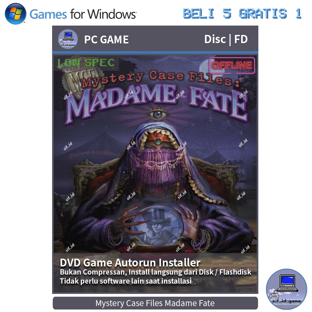 Jual Mystery Case Files Madame Fate - PC Game - DVD Game PC | Shopee ...