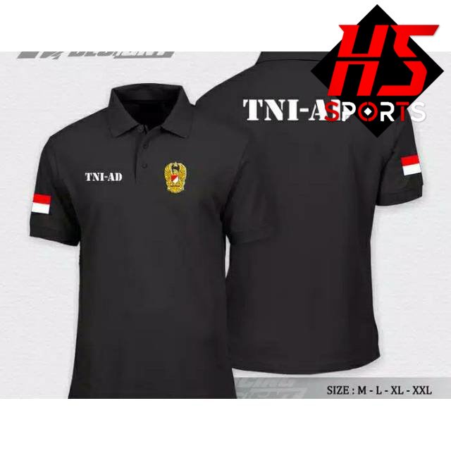 Jual POLOSHIRT / KAOS POLO TNI AD / BAJU POLO TNI ANGKATAN DARAT - POLO TNI AD | Shopee Indonesia