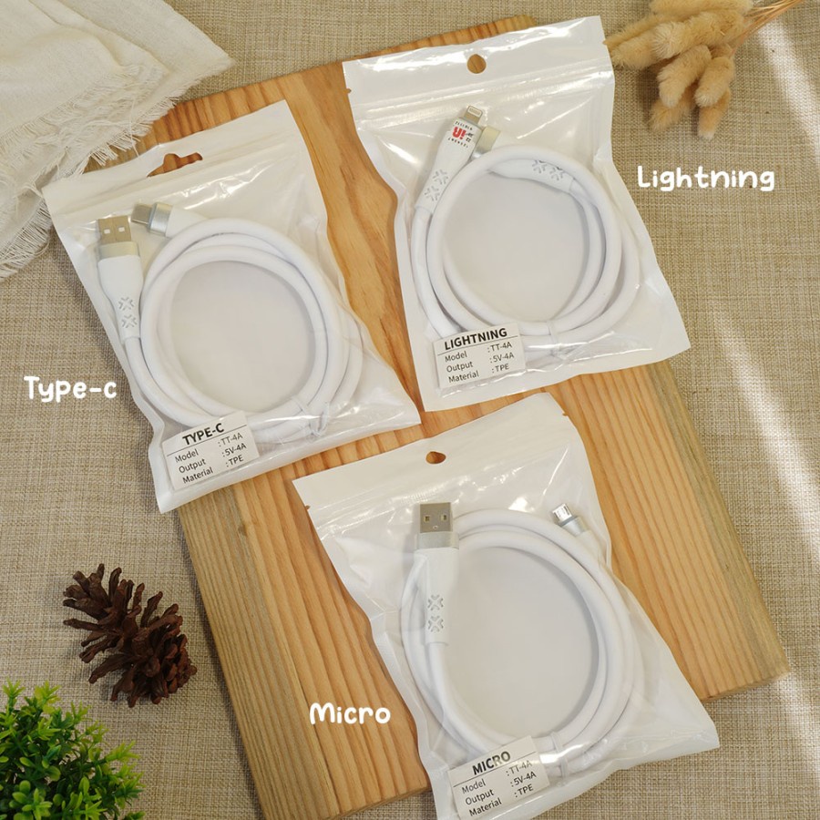 Jual KABEL DATA MICRO TYPE C KABEL FLEXI SUPPORT FAST CHARGING 4A KABEL ...