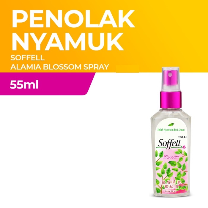 Jual SOFFELL Spray Mosquito Repellent - Spray Anti Nyamuk 55ml | 80ml ...