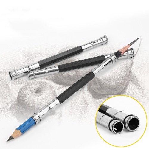 Jual Dual Head Pencil Extender Alat Penyambung Pensil Holder Sketch ...