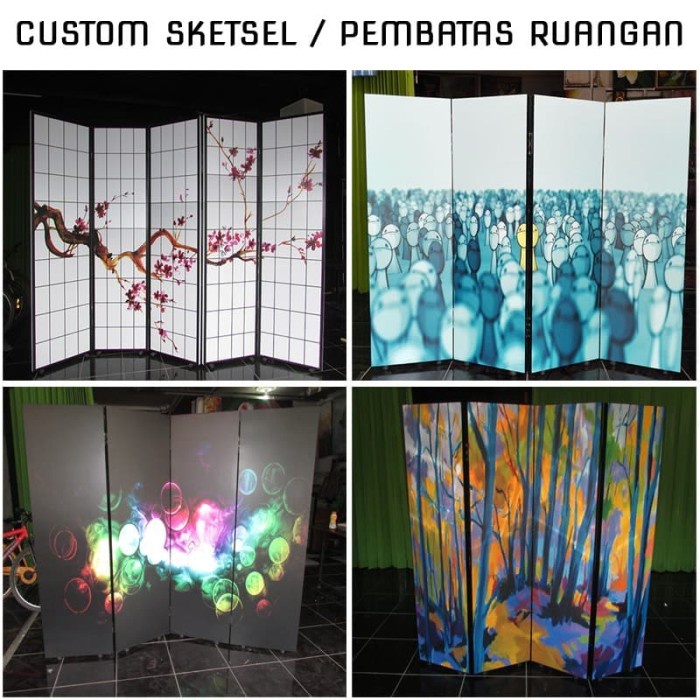 Jual SKETSEL PEMBATAS RUANG MINIMALIS CUSTOM | Shopee Indonesia