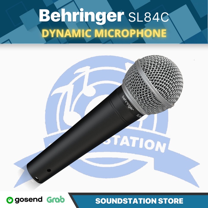 Jual BEHRINGER SL84C Dynamic Microphone | Mic Vokal SL 84C | Shopee ...