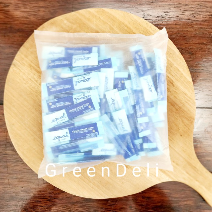 Jual Equal Classic Sweetener / Gula Pemanis 0 Kalori - 100 Pcs | Shopee ...