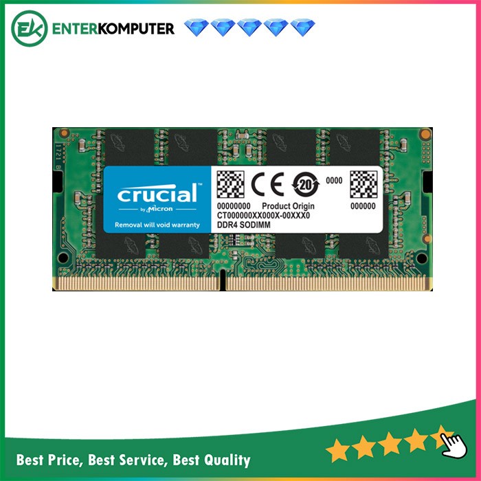 Jual Crucial SO-DIMM DDR4 PC25600 3200MHz 16GB (1x16GB) | Shopee Indonesia