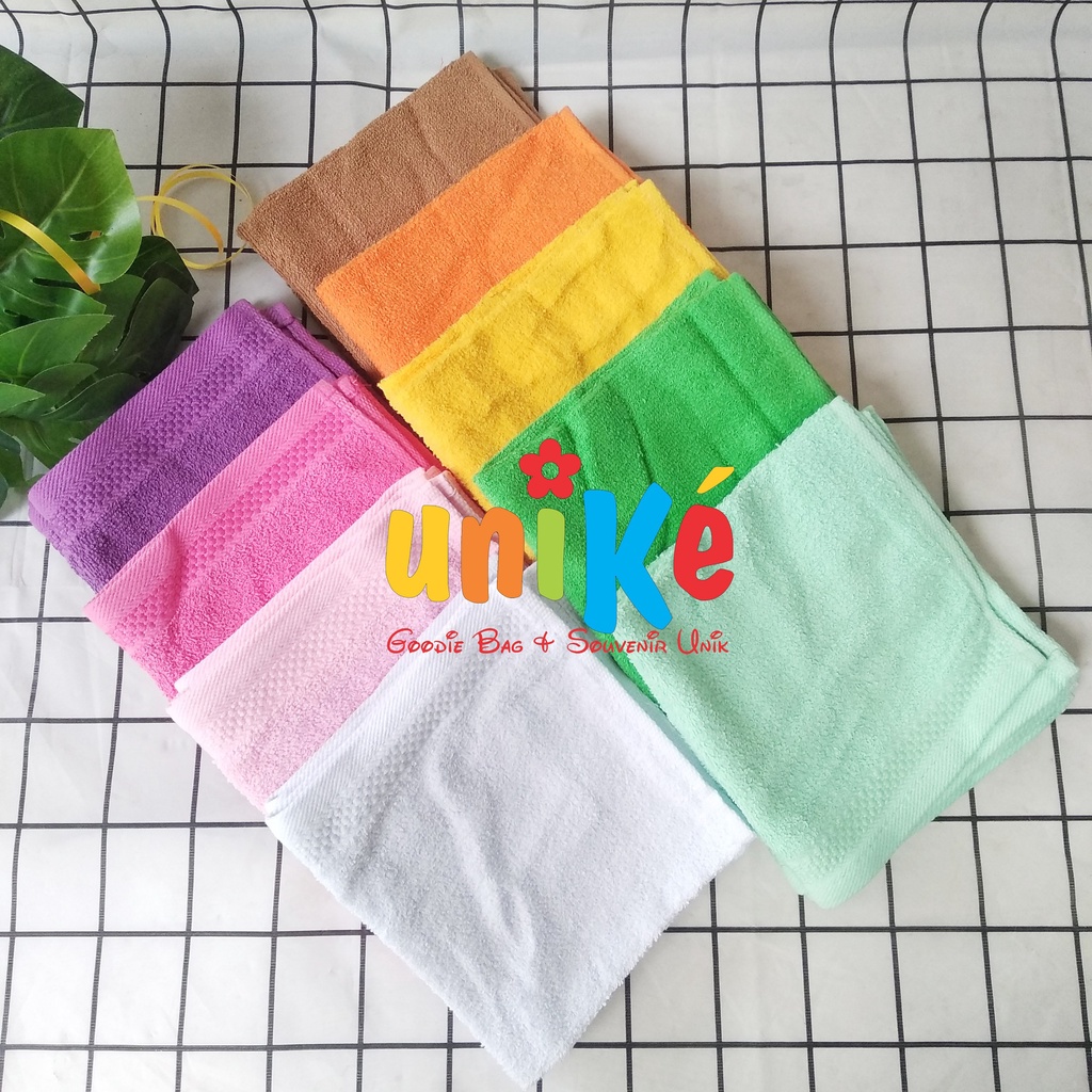 Jual ECER HANDUK Kecil ANJOLY 30x30 Warna TERANG Handuk Muka WAJAH Lap ...