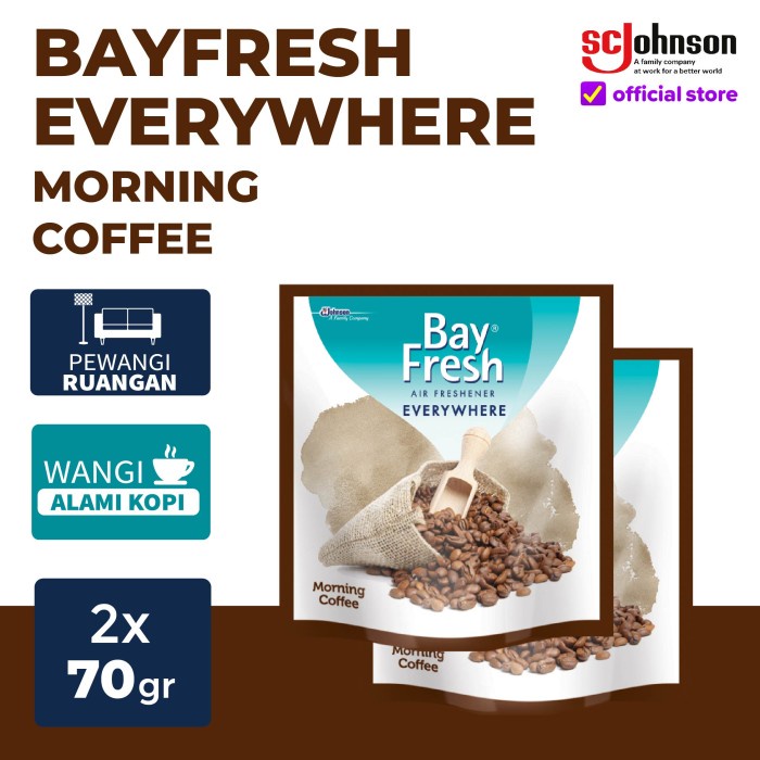 Jual Bayfresh Everywhere Morning Coffee 70gr x 2pcs | Shopee Indonesia