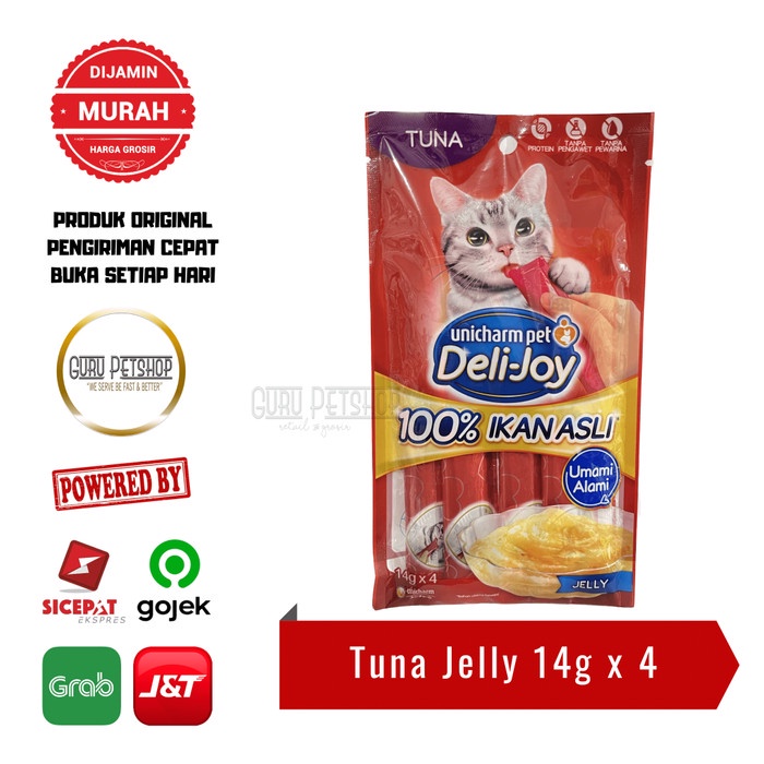 Jual Deli-Joy Creamy Treats 14g x 4 Snack Kucing Deli Joy Creamy Cat ...