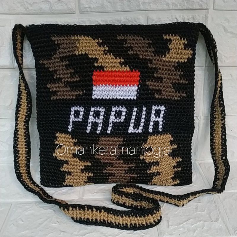 Jual tas papua , noken, tas rajut | Shopee Indonesia