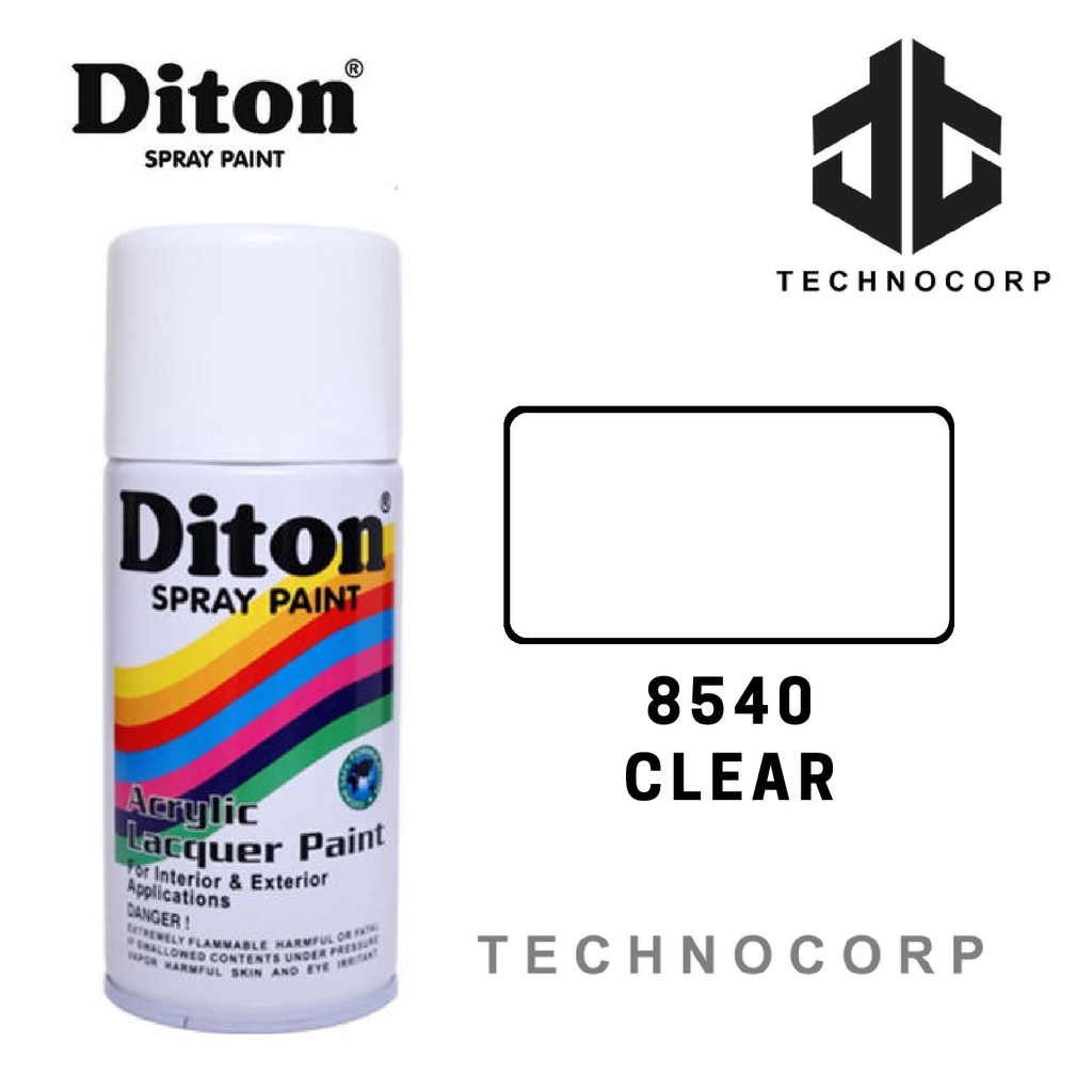 Jual Cat Semprot DITON 8540 CLEAR / CLEAR KILAT BENING VERNIS 300 ML ...
