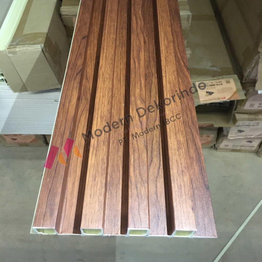 Jual Wallpanel Wood Plastic Composite 3D Serat Kayu WPC Kisi-kisi ...
