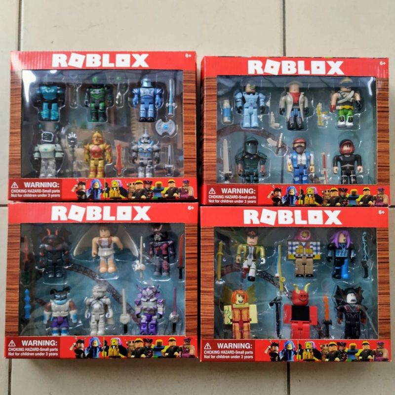 Jual Mainan Figure Roblox | Topper cake Roblox set untuk hadiah anak ...