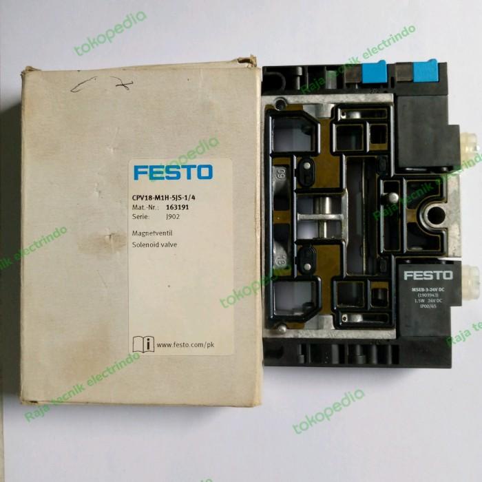 Jual Solenoid Valve Festo Cpv18-M1H-5Js-1/4 82 | Shopee Indonesia