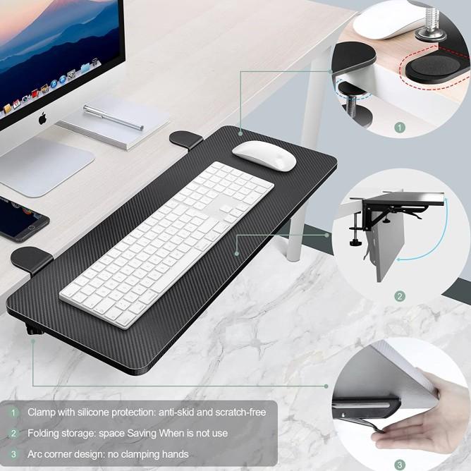 Jual Bracket Desk Extension Board Ekstension Meja Bisa Lipat Oximus ...