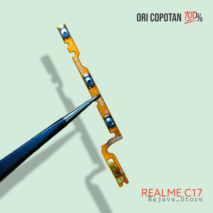 Jual Fleksibel fleksible Tombol power volume on off realme c17 ori copotan | Shopee Indonesia