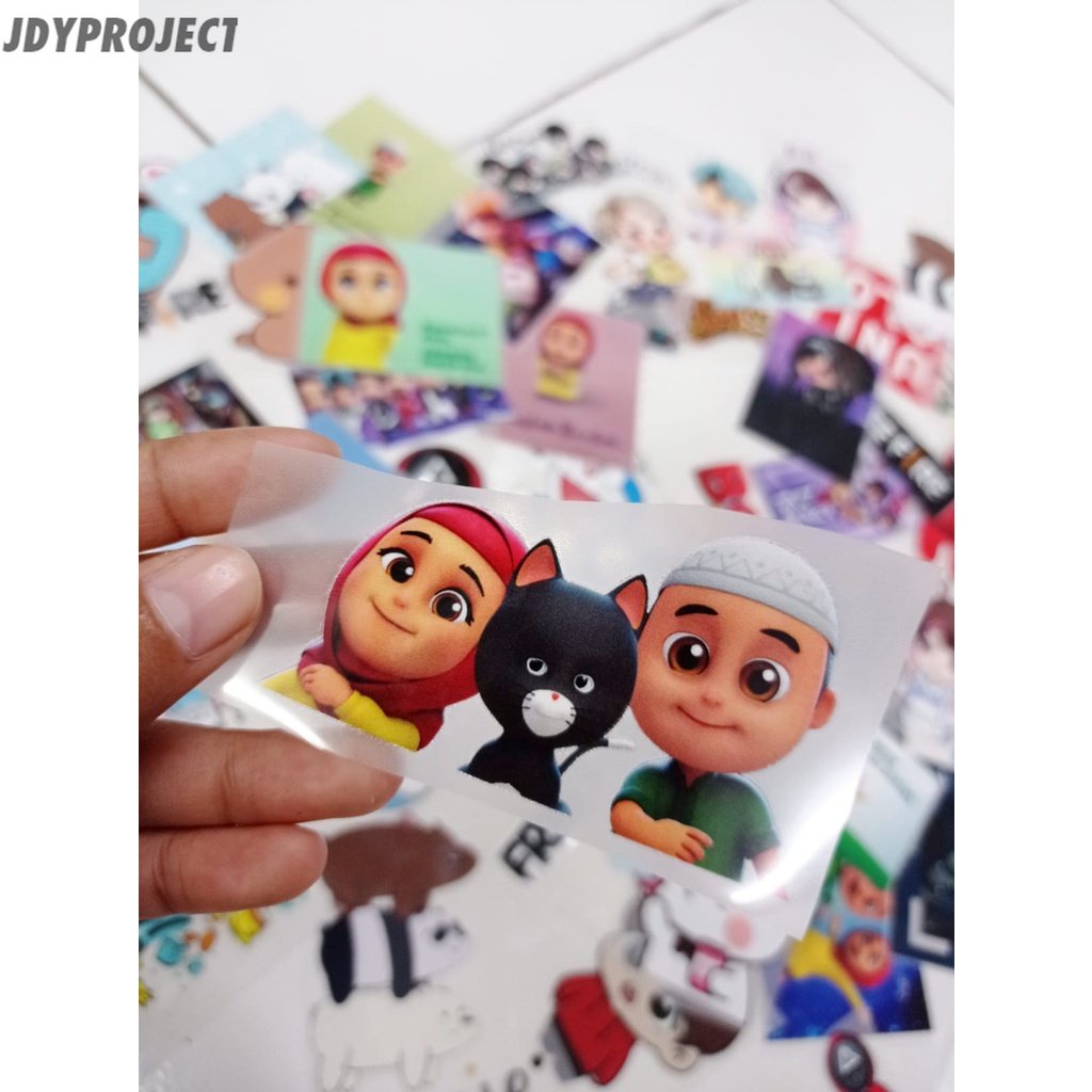 Jual Sticker Sablon Setrika DTF KARTUN ANAK LUCU NUSSA/RARA/BARE BEARS ...