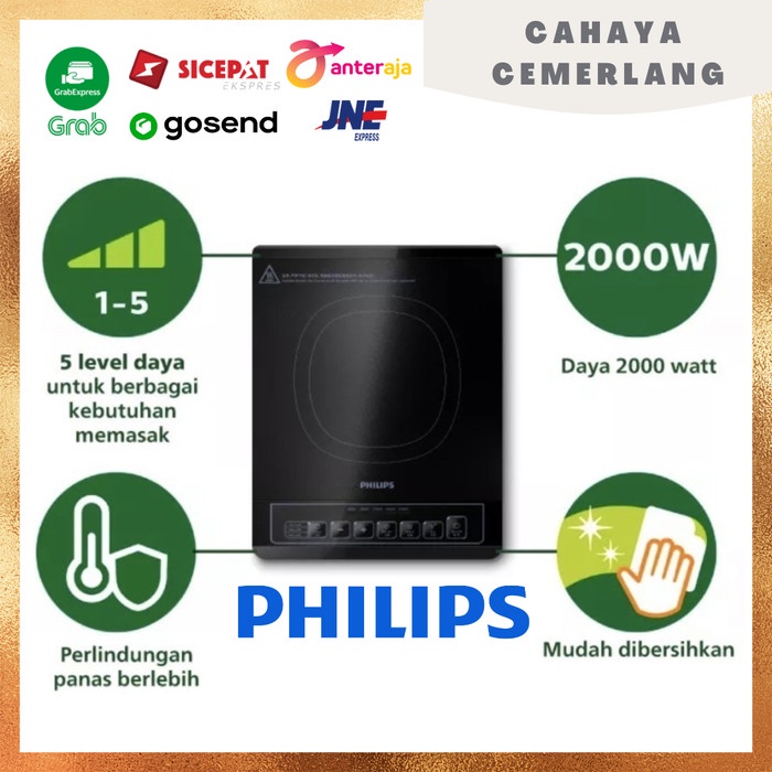 Jual Philips Induction Cooker HD4902 HD4902/60 Kompor Listrik Induksi ...