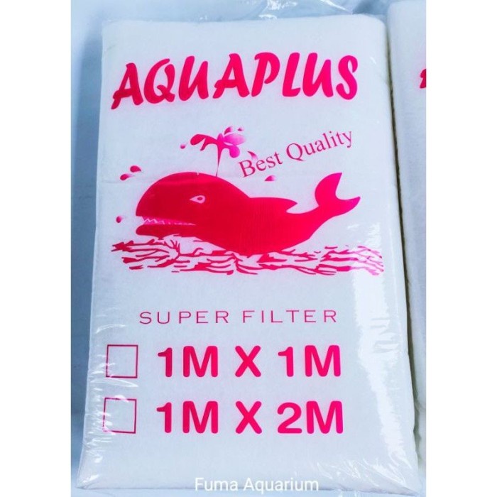 Jual KAPAS FILTER AQUAPLUS 1X1 METER AQUARIUM DAN KOLAM | Shopee Indonesia