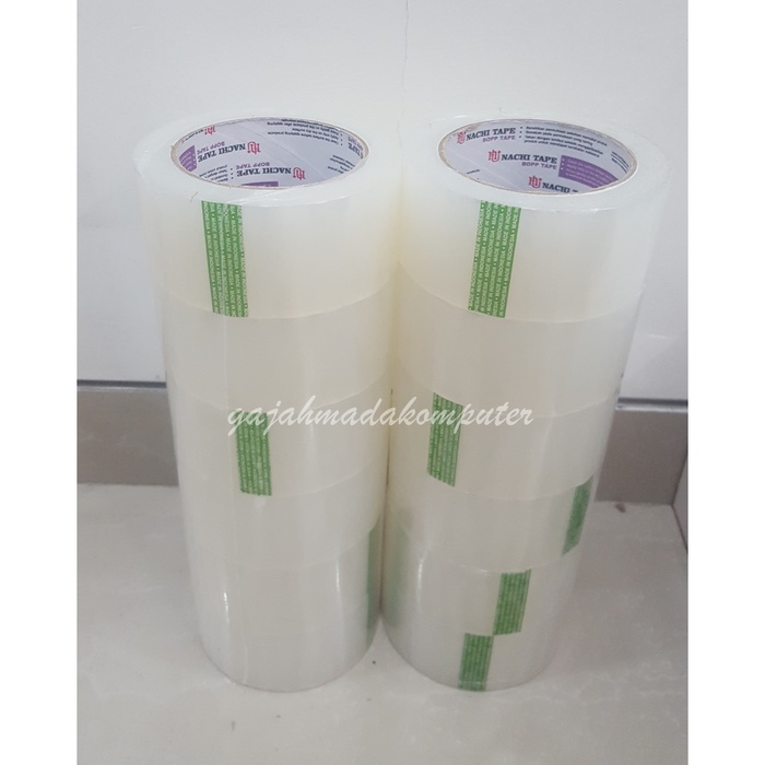 Jual Lakban / Plakban / Isolasi / Selotip Nachi Tape Bening Coklat 48mm ...