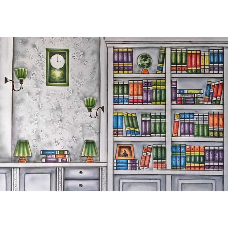 Jual BACKGROUND WISUDA RAK BUKU LEMARI PUTIH | Shopee Indonesia