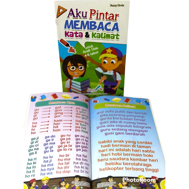 Jual Buku Aku Pintar Membaca Kata Dan Kalimat Untuk Anak Usia 4-6 Tahun ...
