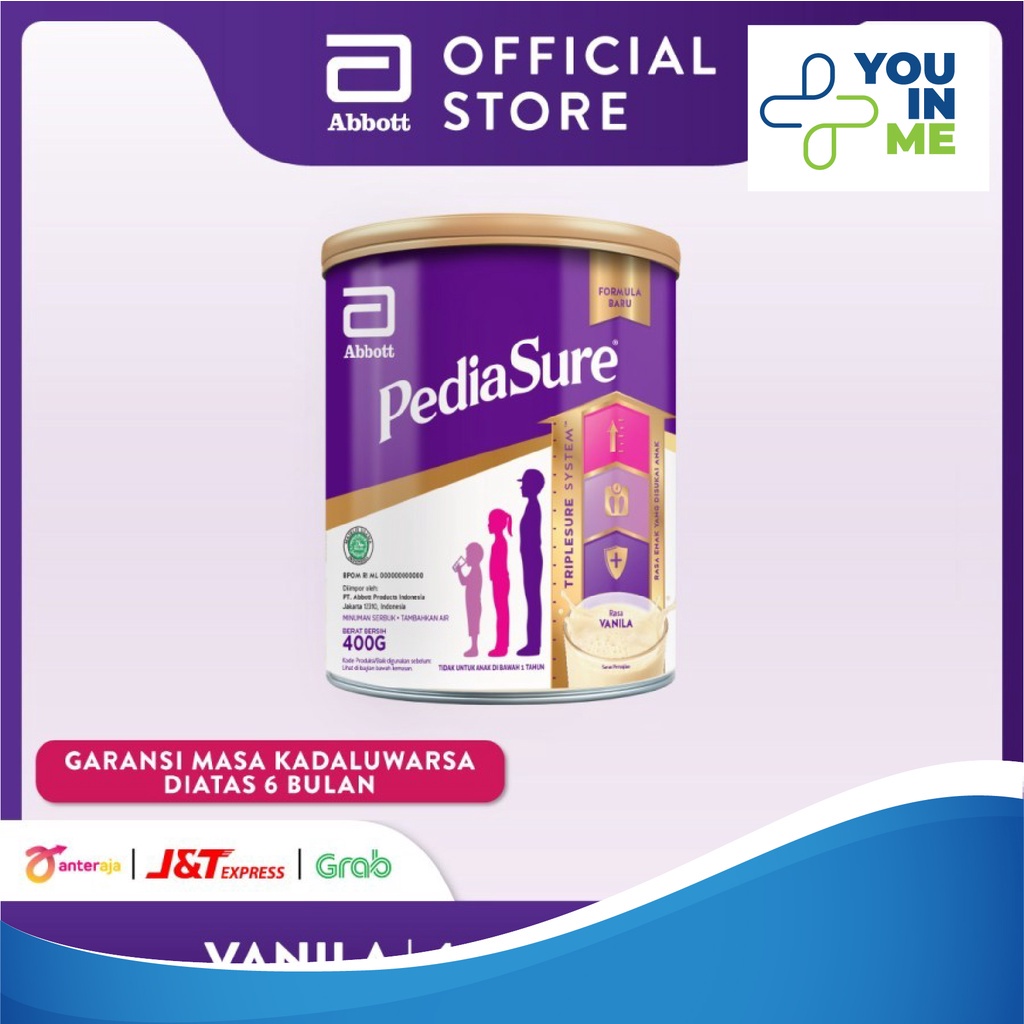Jual Pediasure Vanila 400 G - Susu Formula Pertumbuhan Anak (1-10 tahun) | Shopee Indonesia