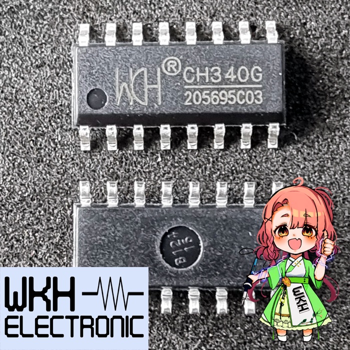 Jual IC CH340 CH340G SOP-16 USB Serial TTL UART RS232 Original Chip ...