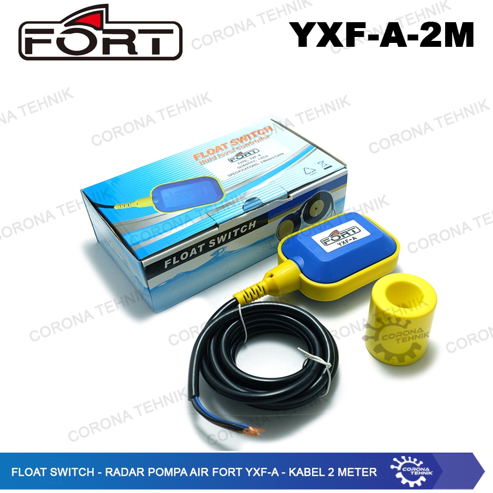 Jual Float Switch - Radar Pompa Air Fort YXF-A - Kabel 2 Meter | Shopee ...