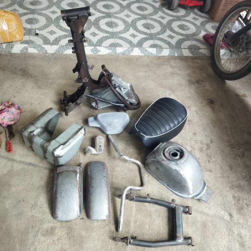 Jual frame set body honda monkey 125 new set | Shopee Indonesia
